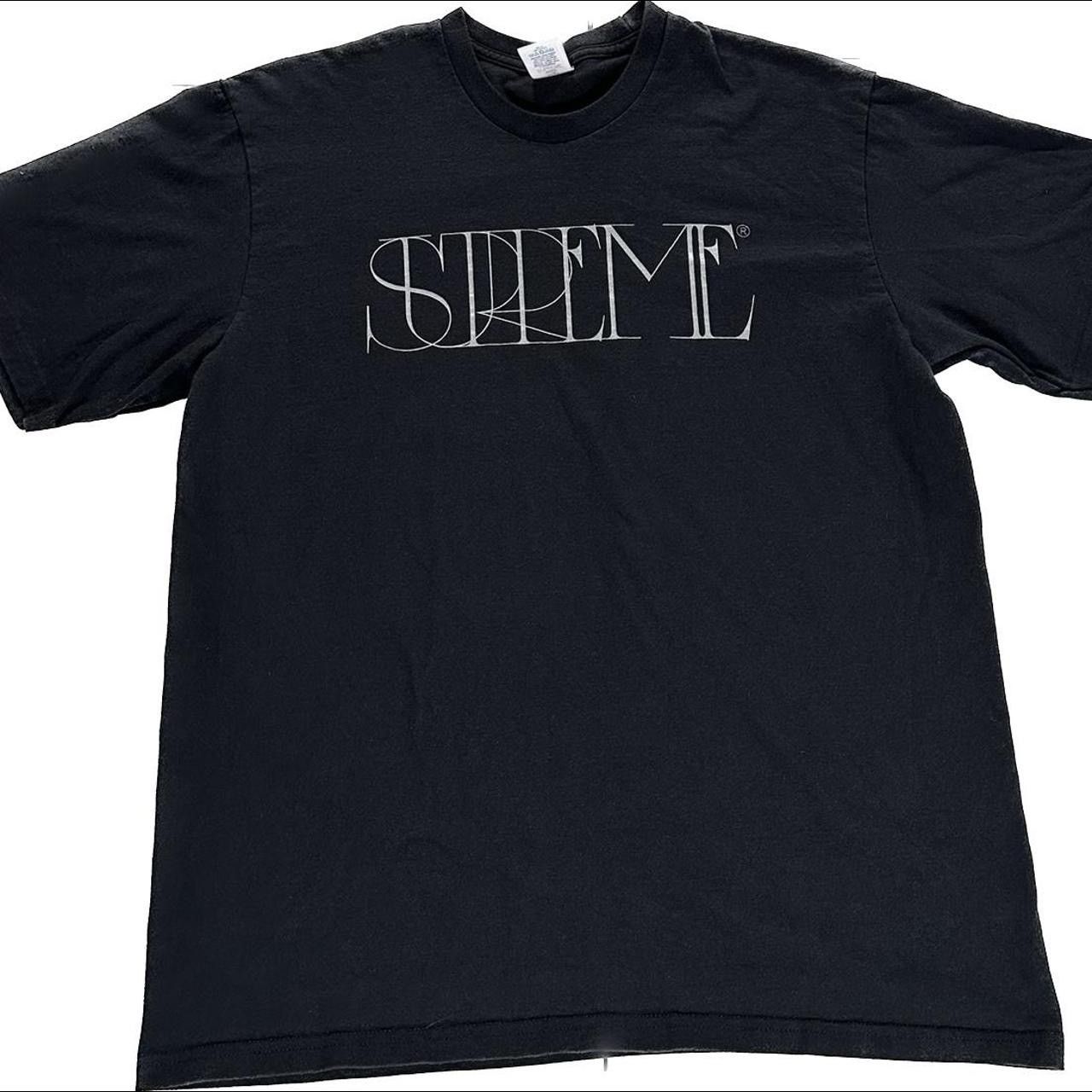 Supreme Supreme Tee Size Large Shirt Logo Silver | Grailed