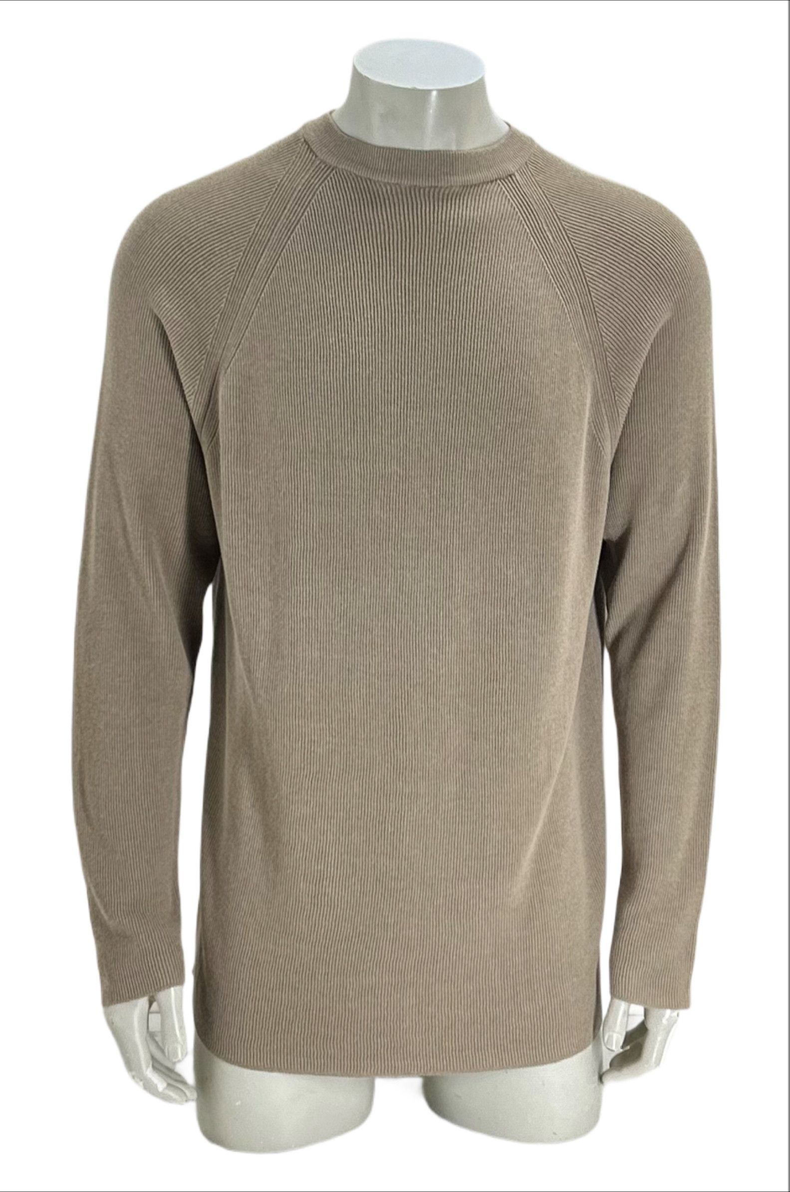 C.P. Company CP Company Sand Crew Neck Micro Rib Knitwear SIZE 7 | Grailed