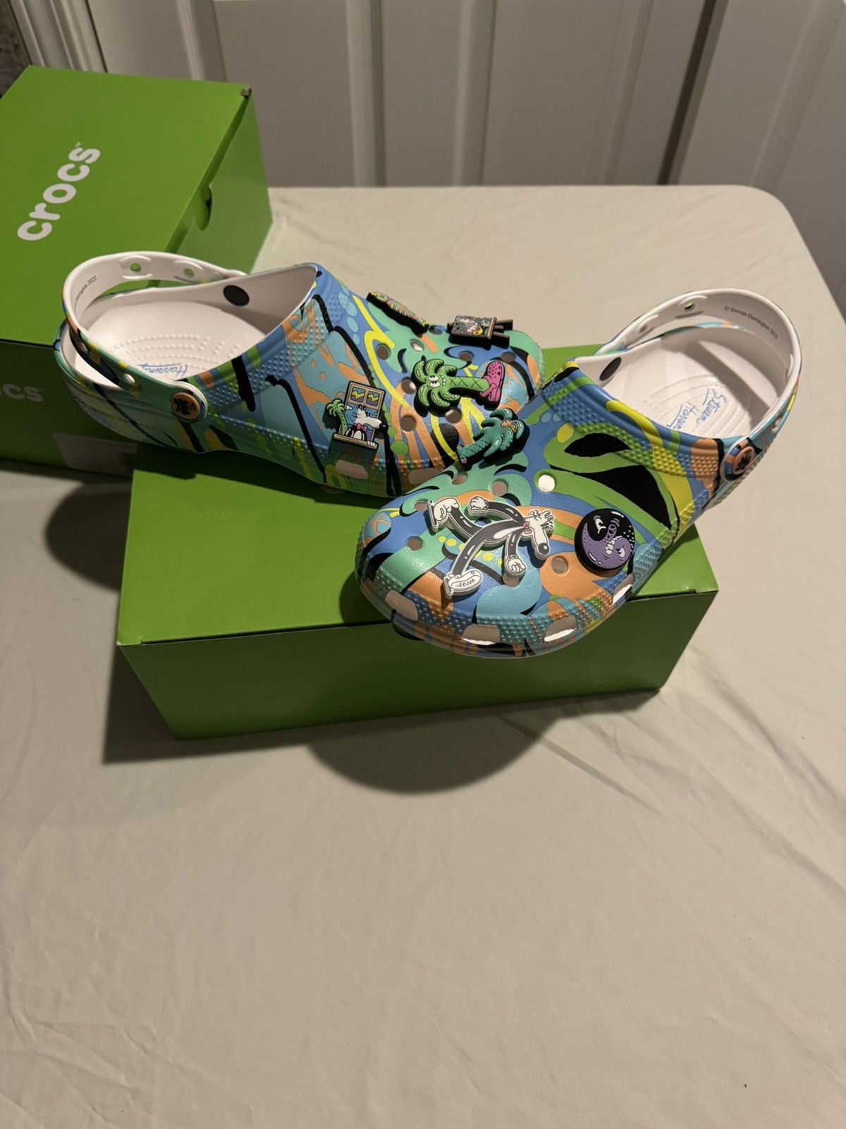 Crocs × Streetwear Crocs Steve Harrington Classic Clog | Grailed