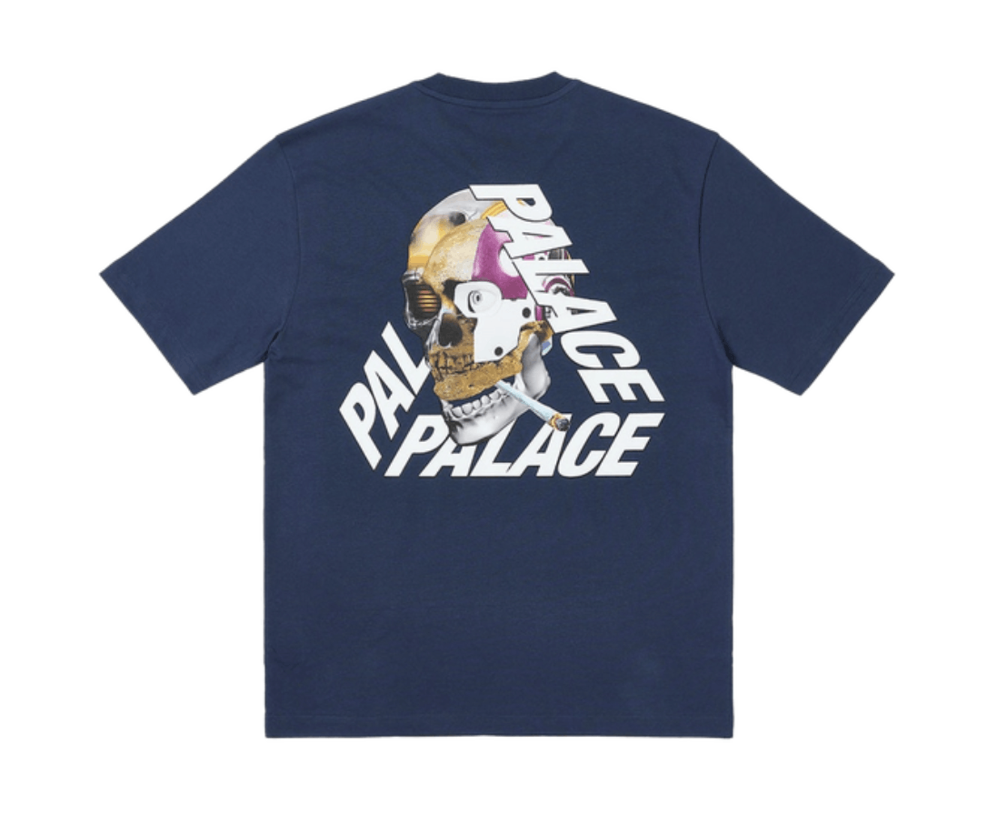 Palace Palace Baked P-3 Tee Navy • M | Grailed