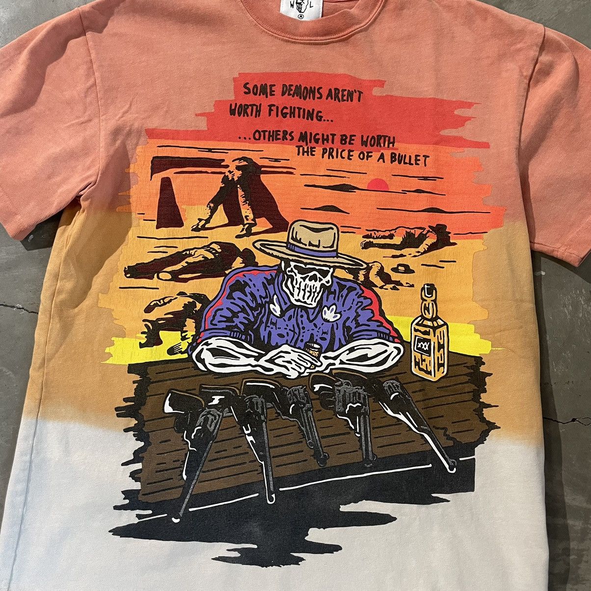 Warren Lotas Warren Lotas 5 guns western skeleton cowboy art | Grailed