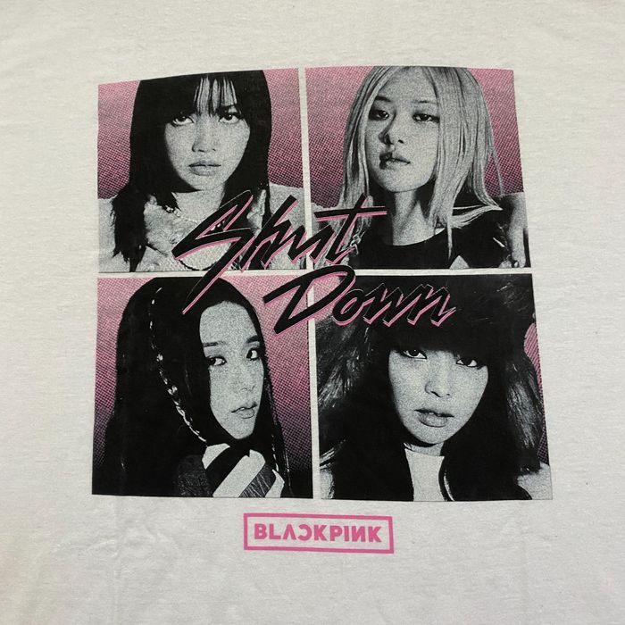 Very Rare BlackPink Shut Down Born Pink K-Pop Tee XL | Grailed