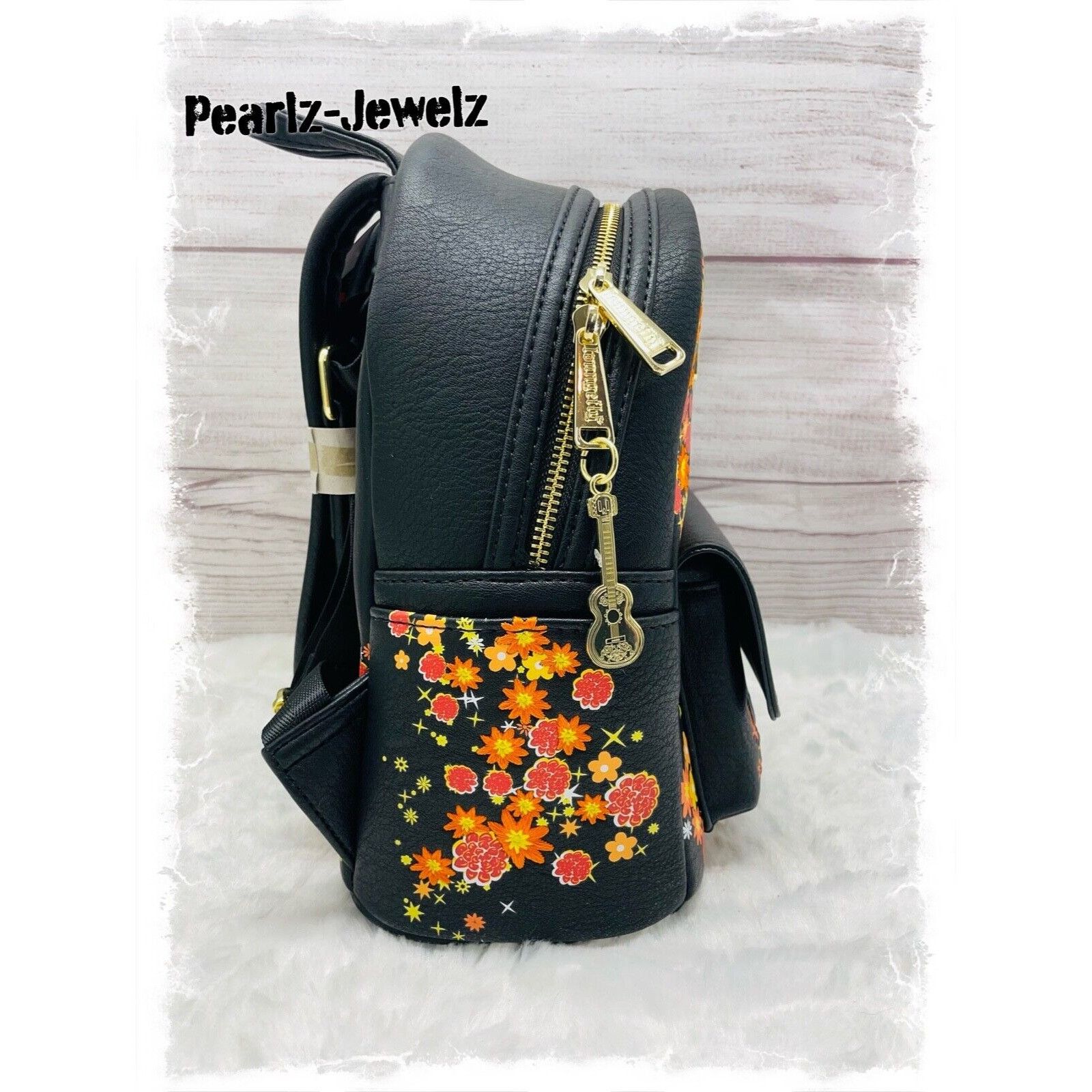 Disney Loungefly Disney Pixar Coco Remember Me Black Mini Backpack ...