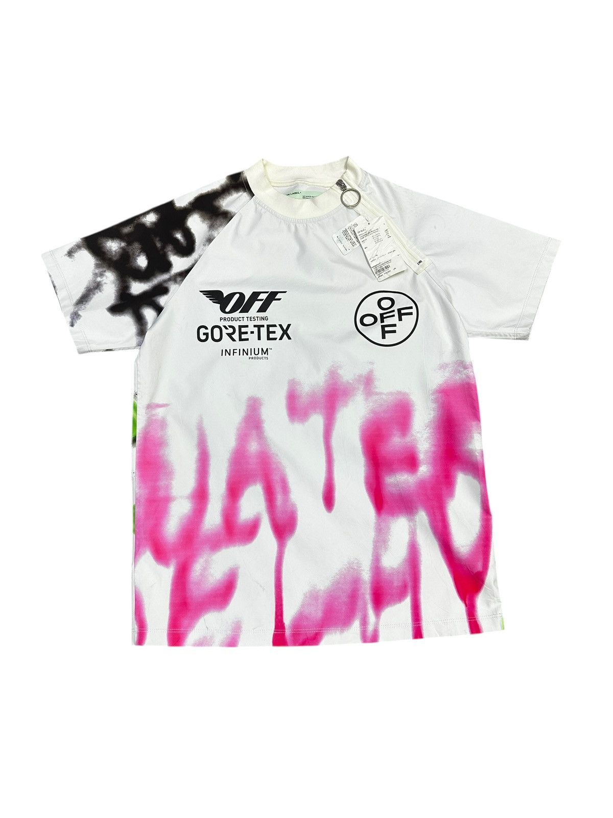 Off-White 2013 Off-White Goretex Graffiti Print Tshirt New With Tag ...