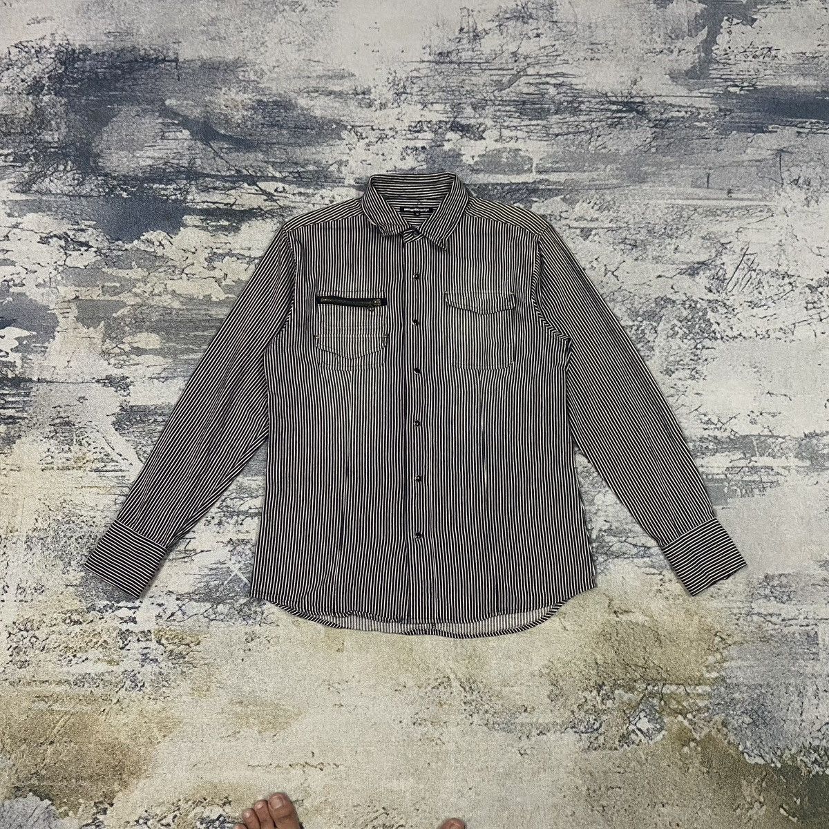 Japanese Brand × Semantic Design Vintage Sematic Design Hickory Stripes ...