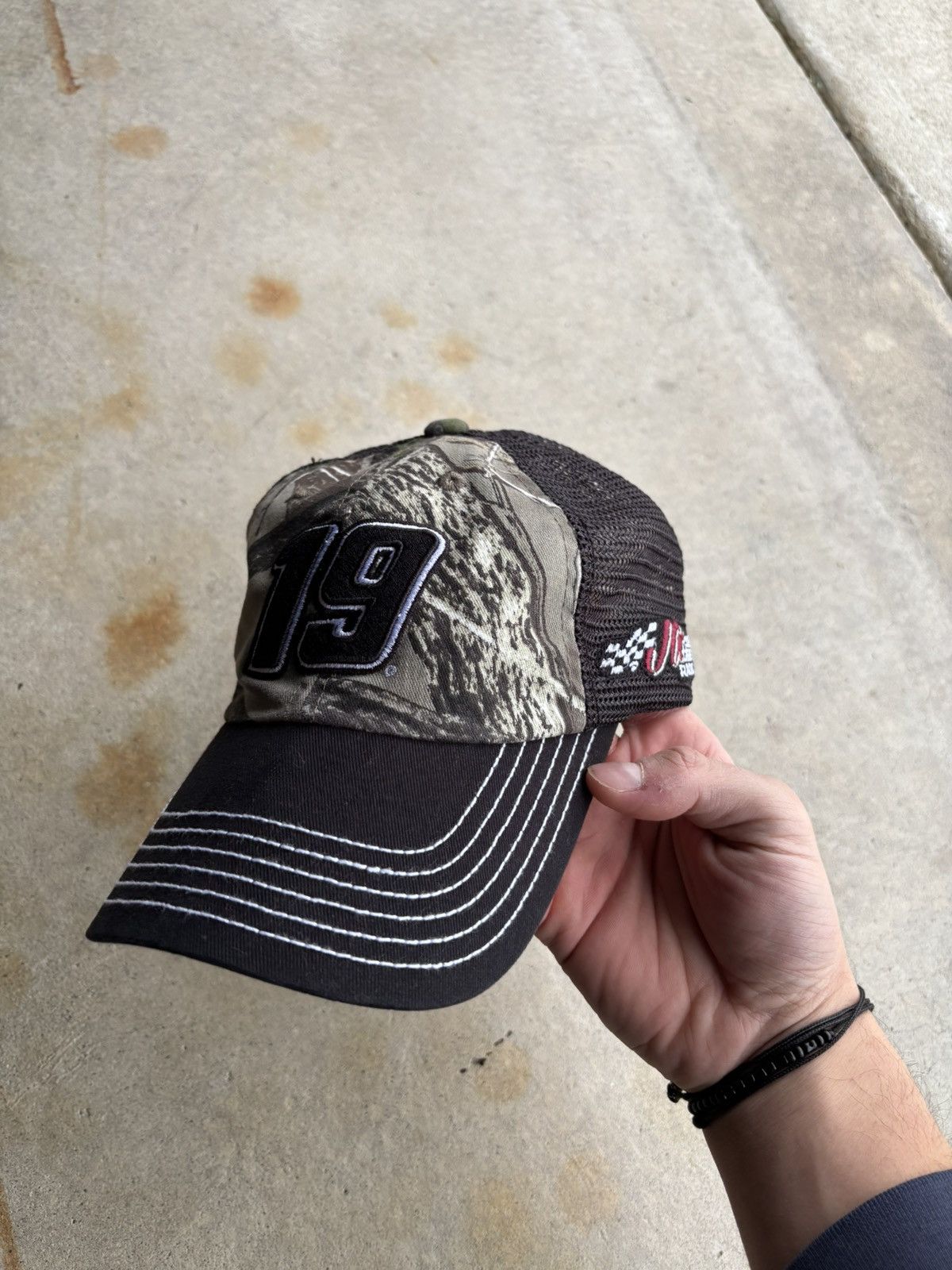 NASCAR Vintage Bass Pro Shop Nascar Realtree Camo Meshback Hat | Grailed