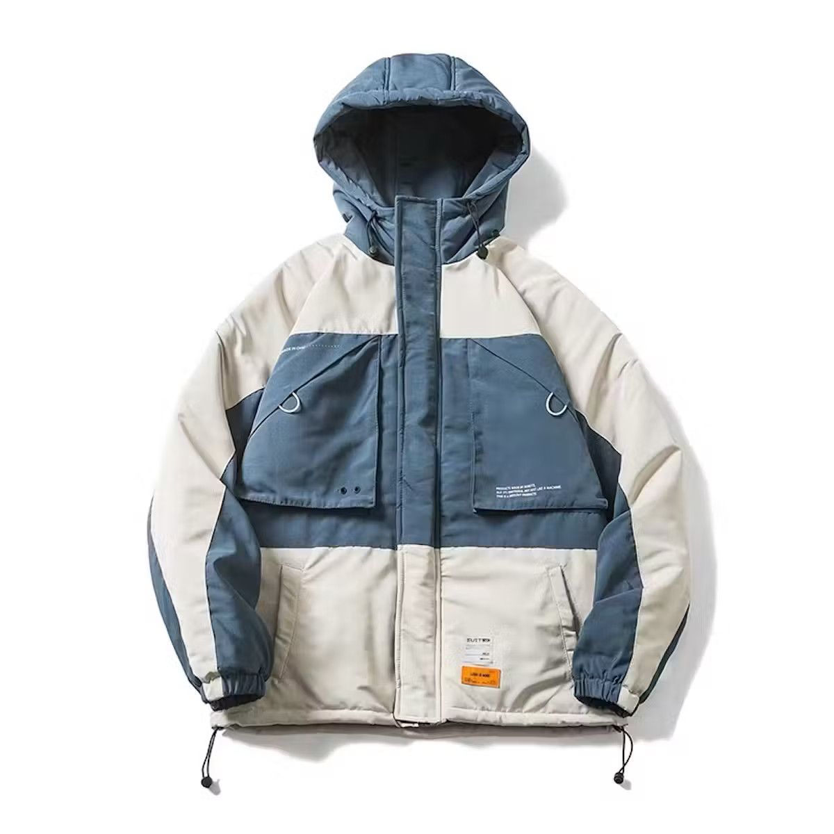 Custom 2019A/W Simple Blue Japan White Less is More Parka | Grailed