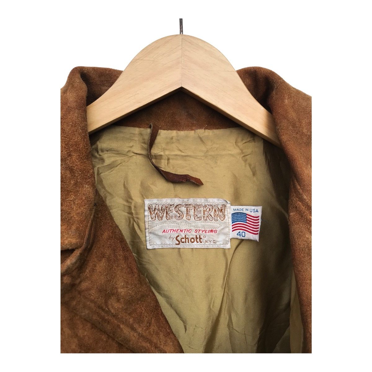 Schott Vintage Schott Western Fringe Suede Leather Cowboy Jacket | Grailed