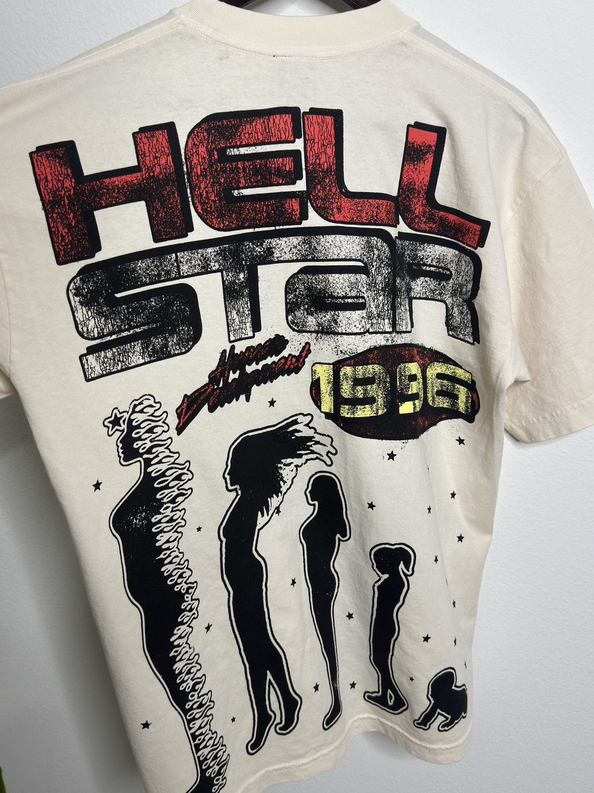 HELLSTAR Hellstar Studios Human Development Tee Cream | Grailed