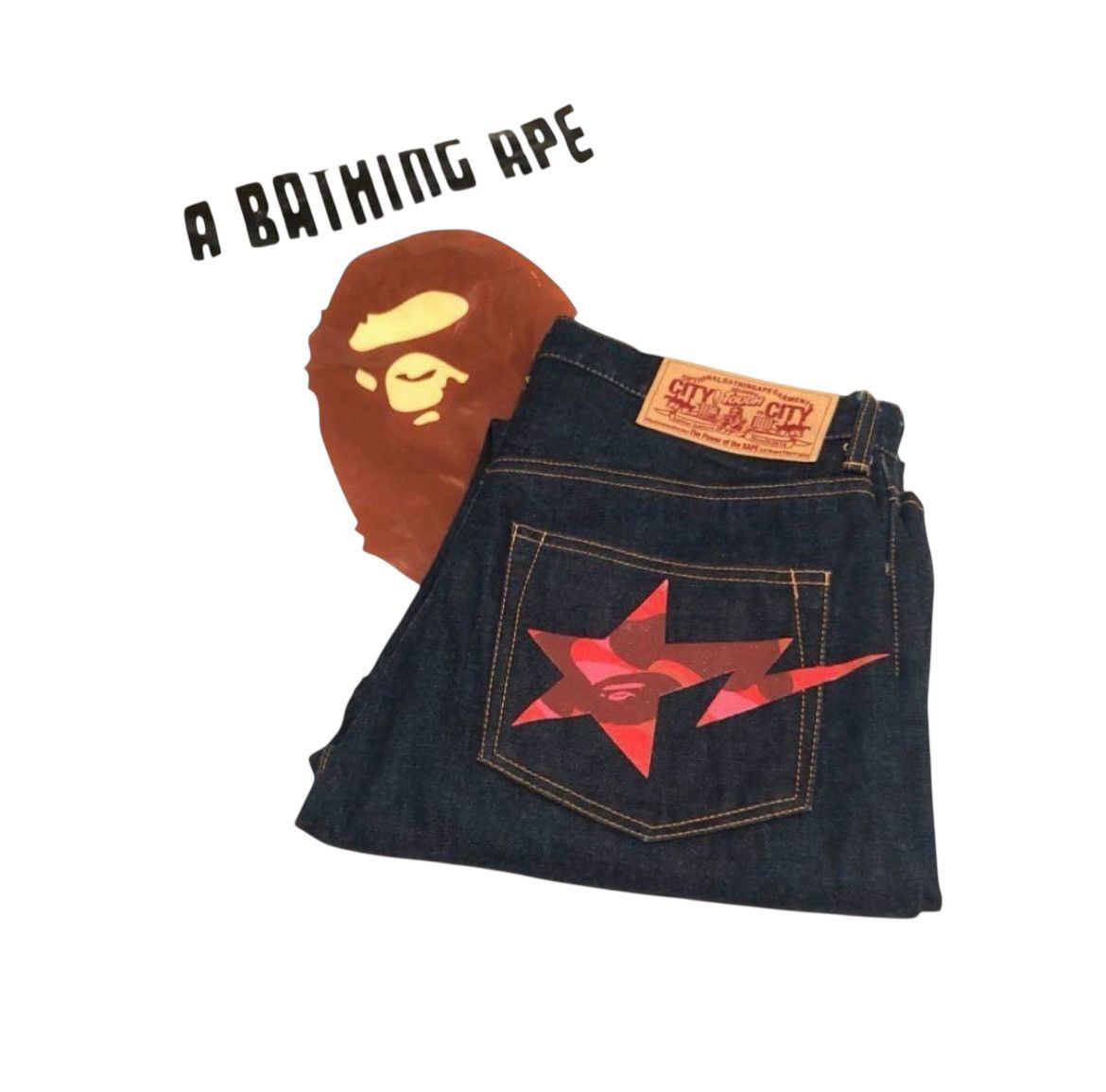 Bape ☆ 2000’s EXTREMELY RARE A BATHING APE Not For Sale Denim ☆ | Grailed