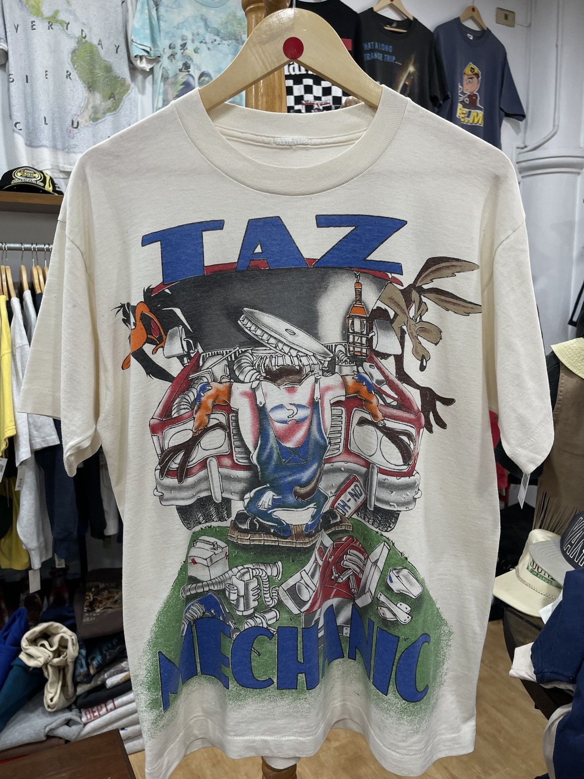Streetwear × Vintage × Warner Bros Vintage Taz Tasmanian Looney Tunes ...