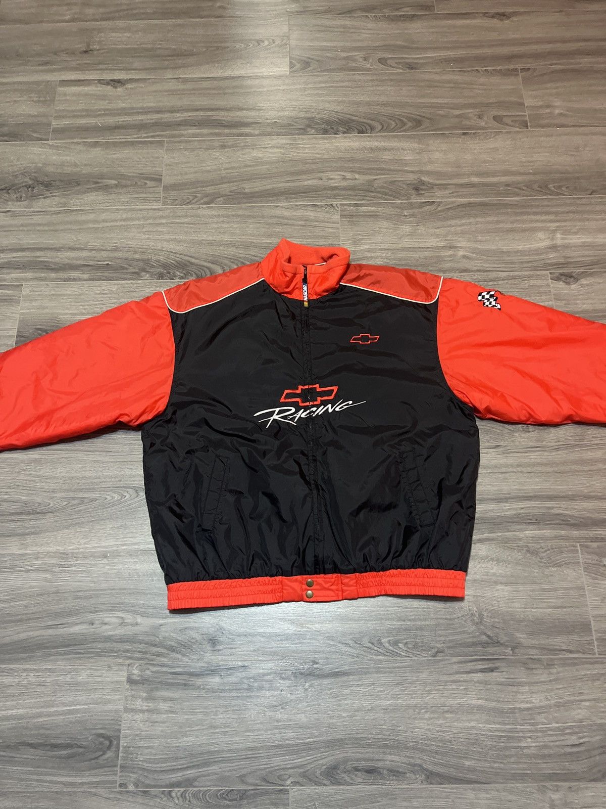 Chevy × NASCAR × Vintage Vintage Nascar Chevy Racing fleece lined ...