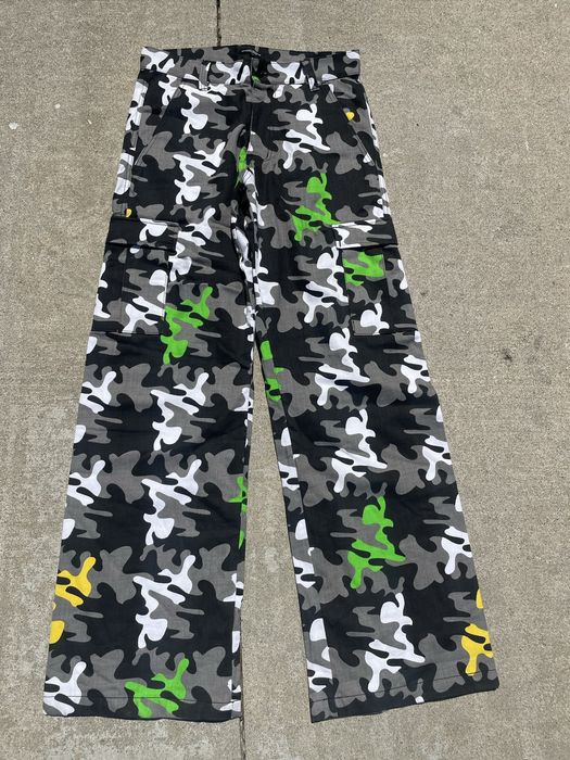 Midnight Studios Asap Rocky X Midnight Studios Rave Wide Leg Rave Pants ...