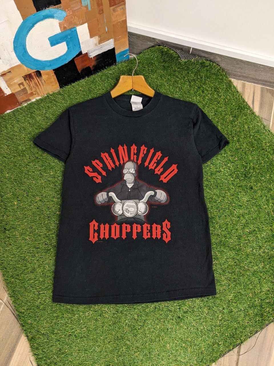 Vintage Vintage 2004 Simpsons Springfield West Coast Choppers Tshirt ...