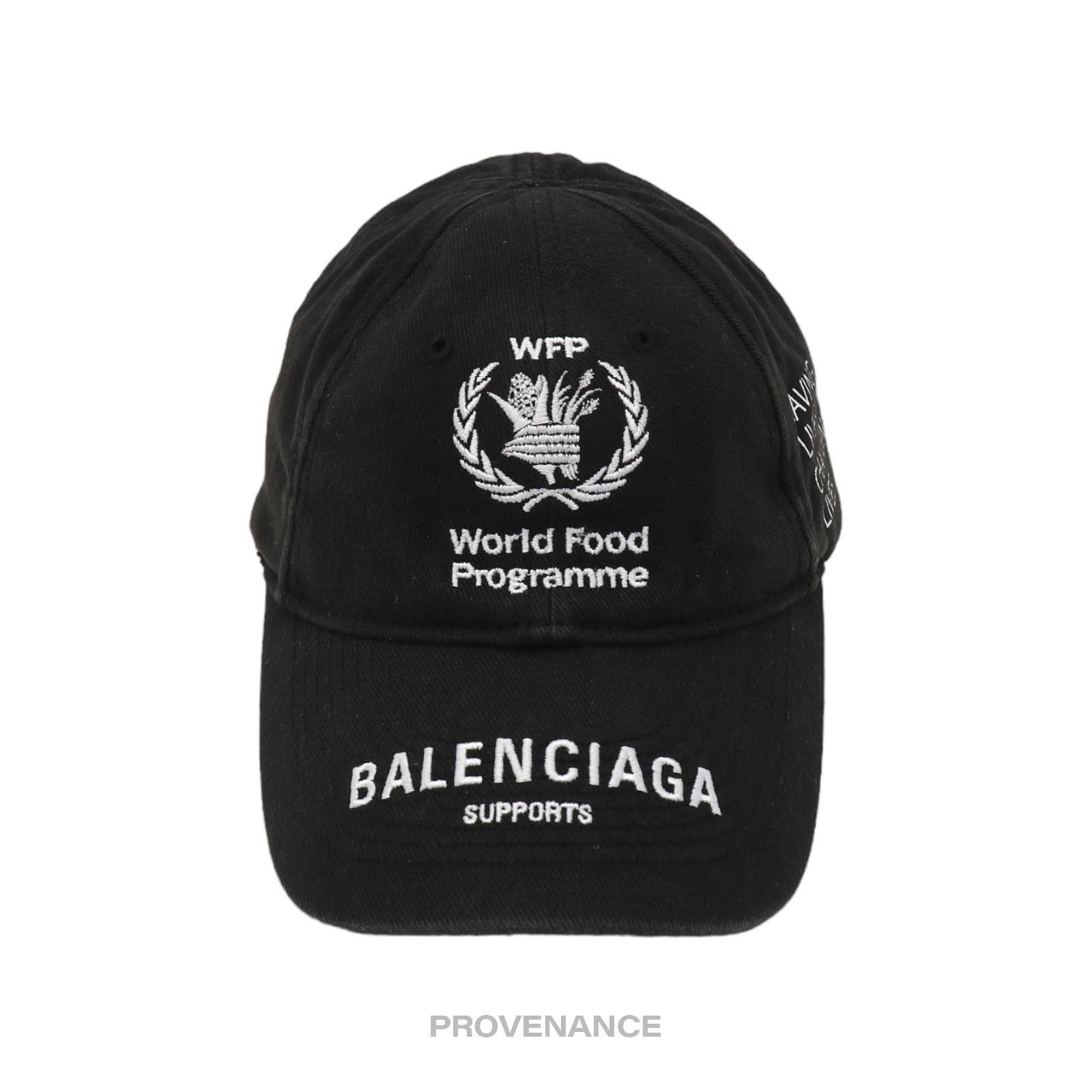 Balenciaga 🔴 Balenciaga WFP World Food Programme Cap - Black | Grailed