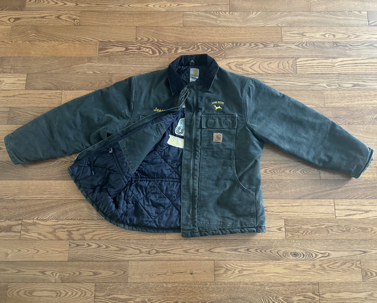 Carhartt × John Deere × Vintage Carhartt Workman Jacket - Green | Grailed