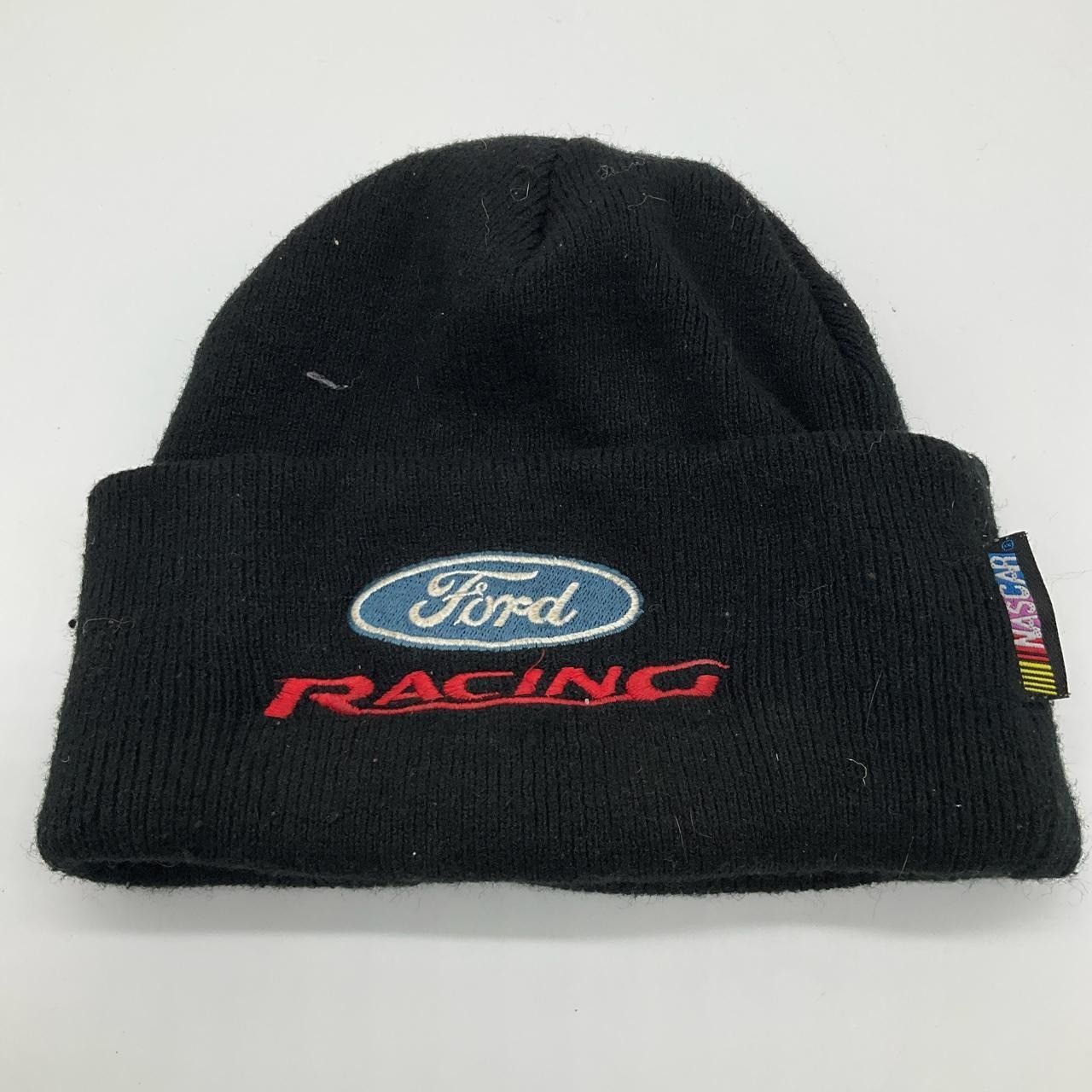 NASCAR Vintage Ford Racing Black Nascar Beanie Hat Skull Cap Ski | Grailed
