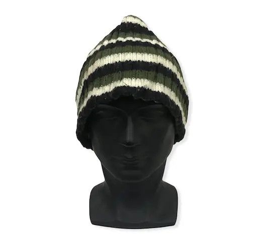 Japanese Brand Japanese Brand Stripe Design Beanie Hat | Grailed