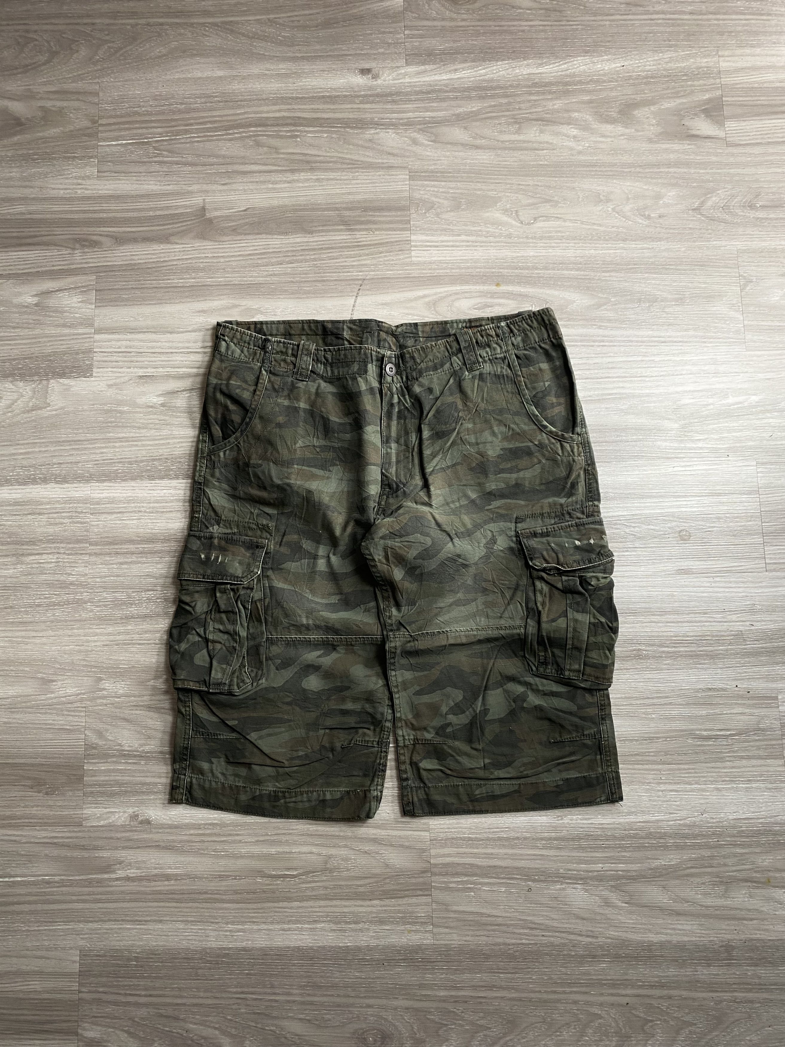 Vintage Vintage Twenty Works Cargo Short Camo Pattern Pants | Grailed