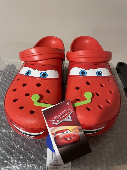 Crocs Crocs Lightning McQueen Size 13 205759-610 Cars Red | Grailed