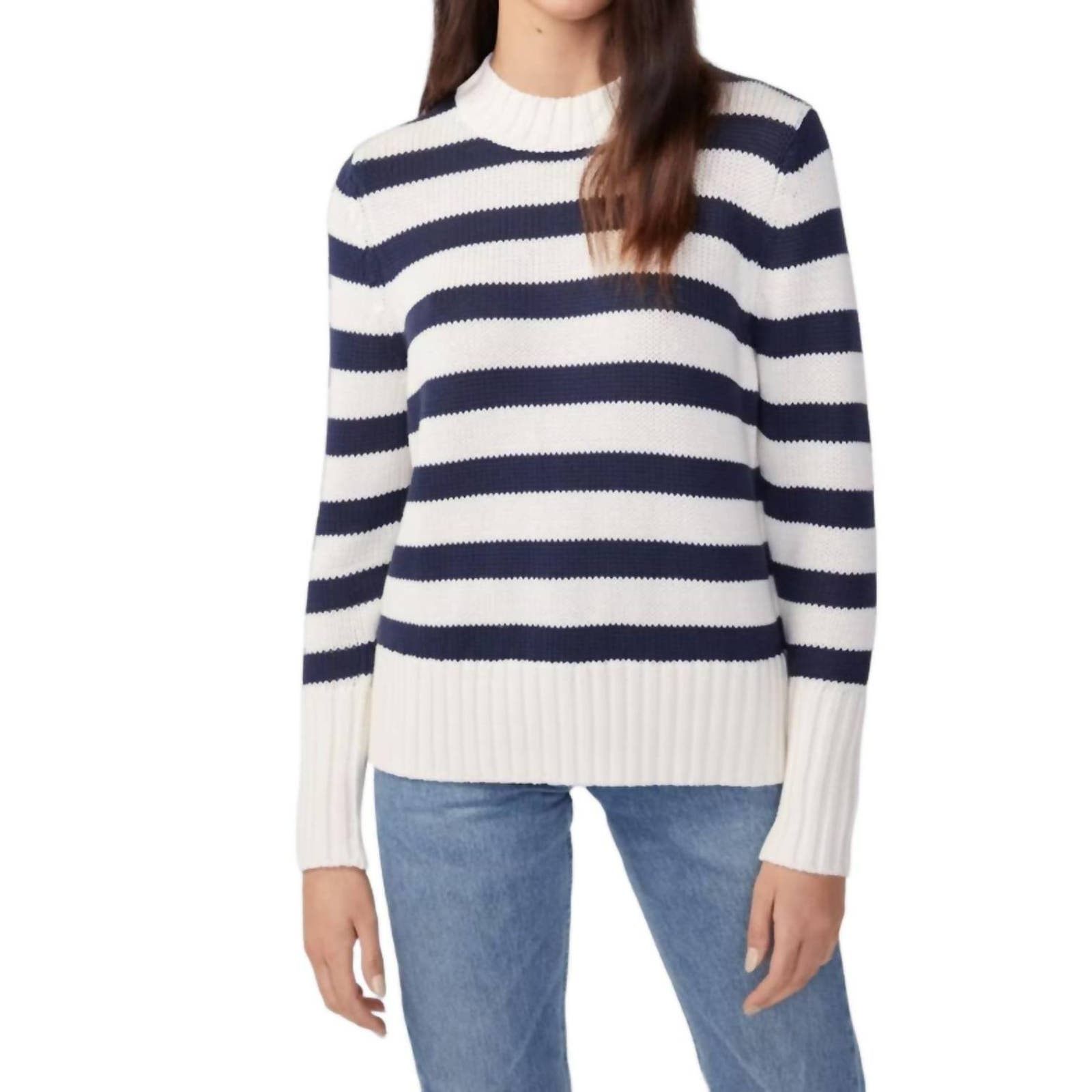 Kule KULE The Tatum Sweater In Cream/navy | Grailed