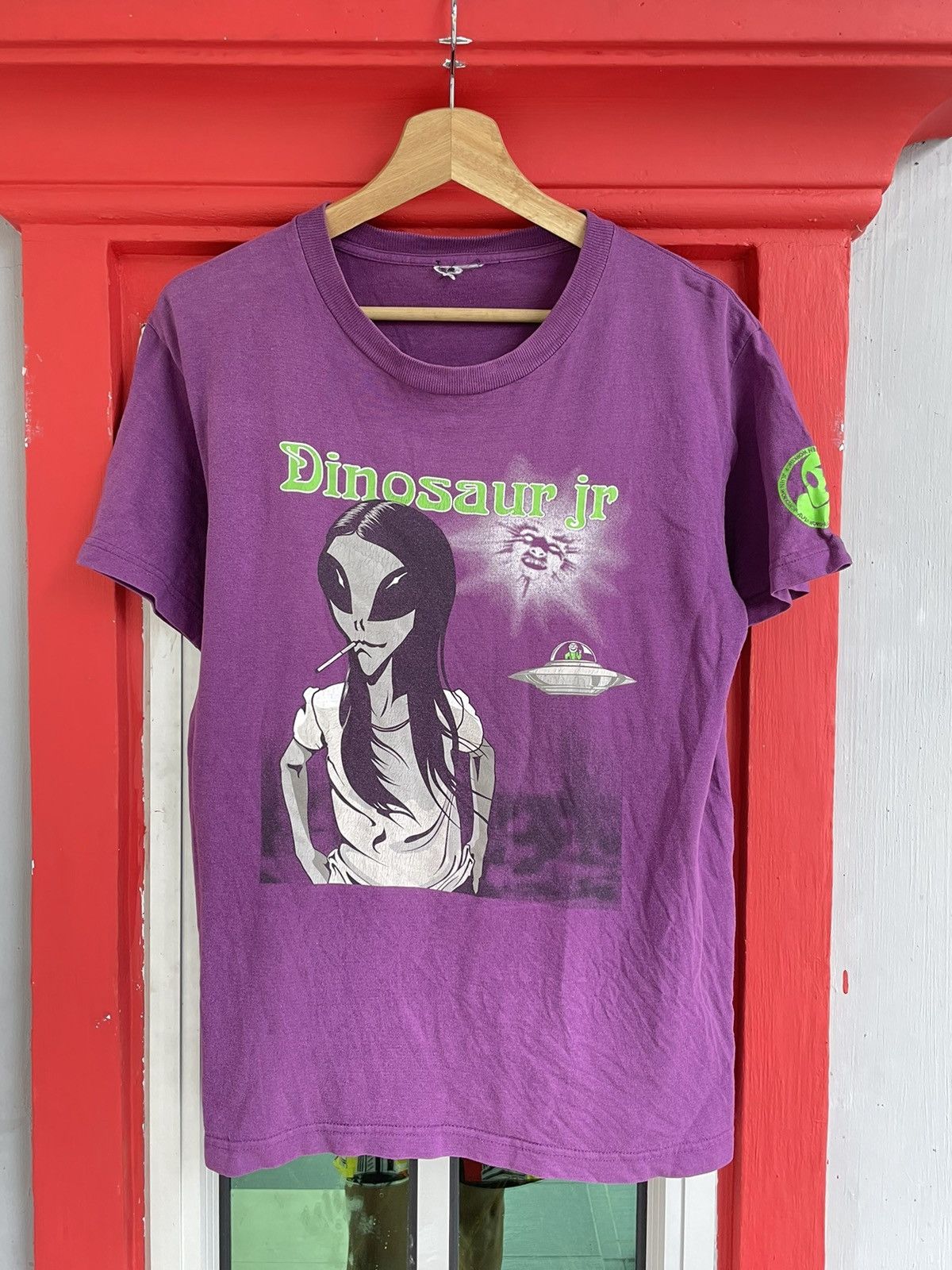Alien Workshop × Band Tees × Vintage Vintage 90s Dinosaur JR x Alien ...