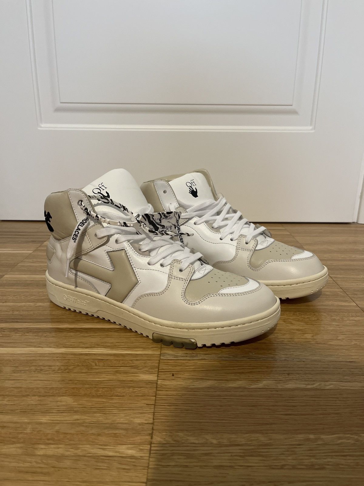 Off-White Off-White Vintage Classic Hi White Cream | Grailed