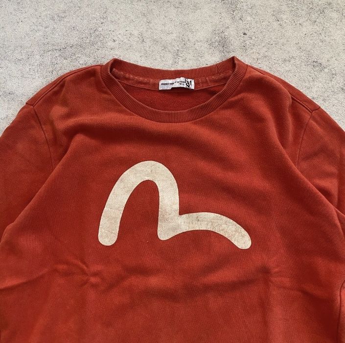 Vintage 💥LAST DROP💥 evisu big logo red sweater | Grailed