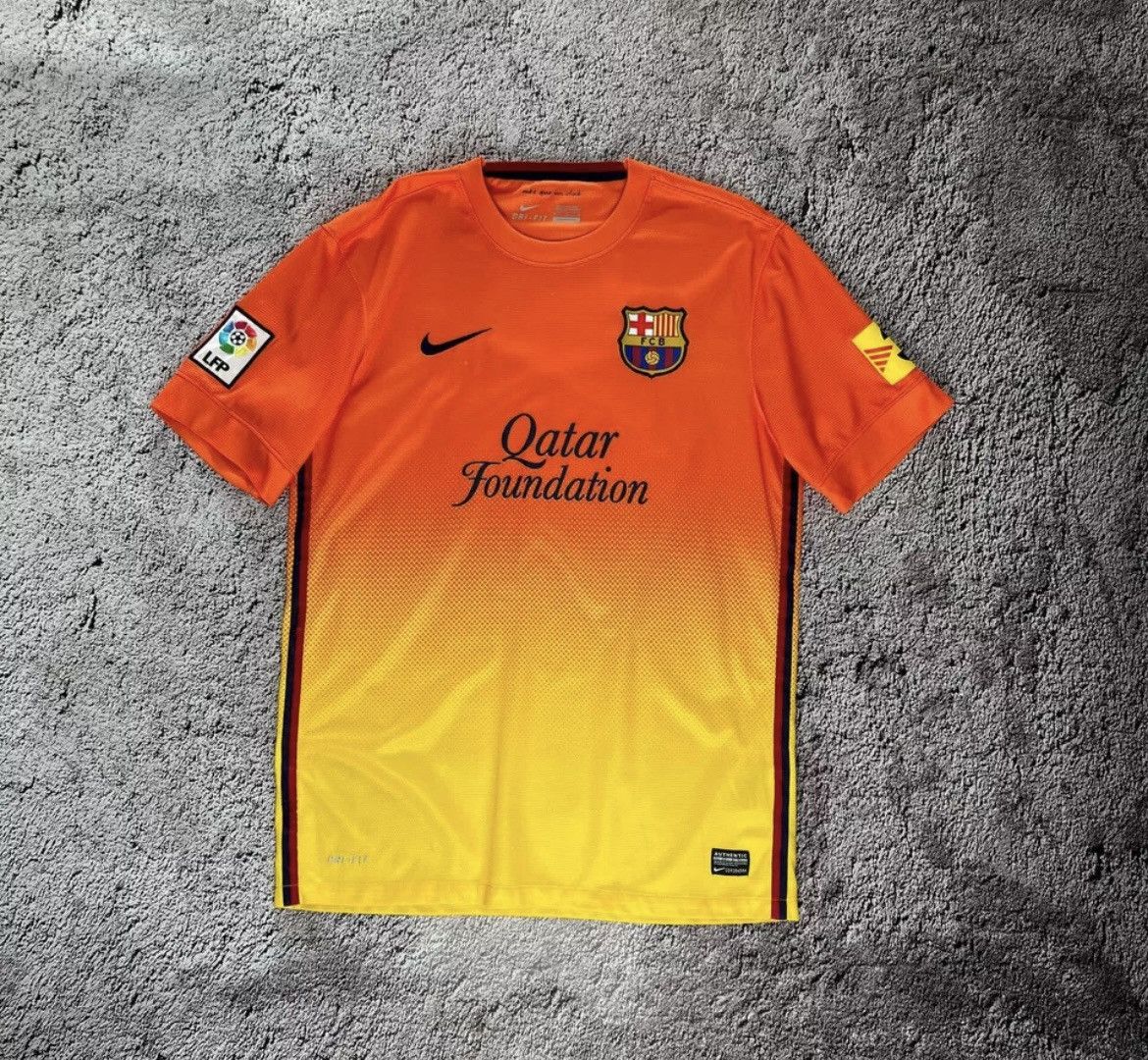 Nike FC Barcelona Qatar Foundation Nike Soccer Jersey 2012-2013 | Grailed