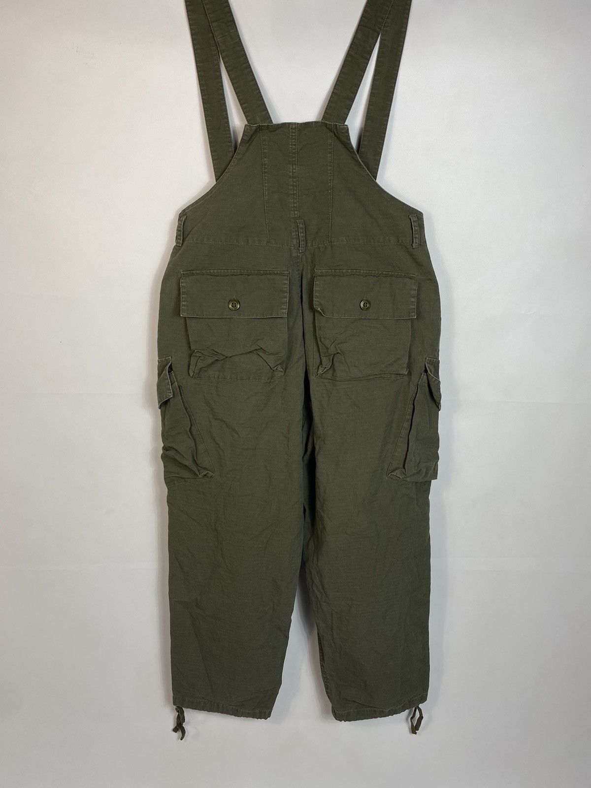 Vintage Japanese overall Cargo ripstop baker pants Ad-Lib | Grailed