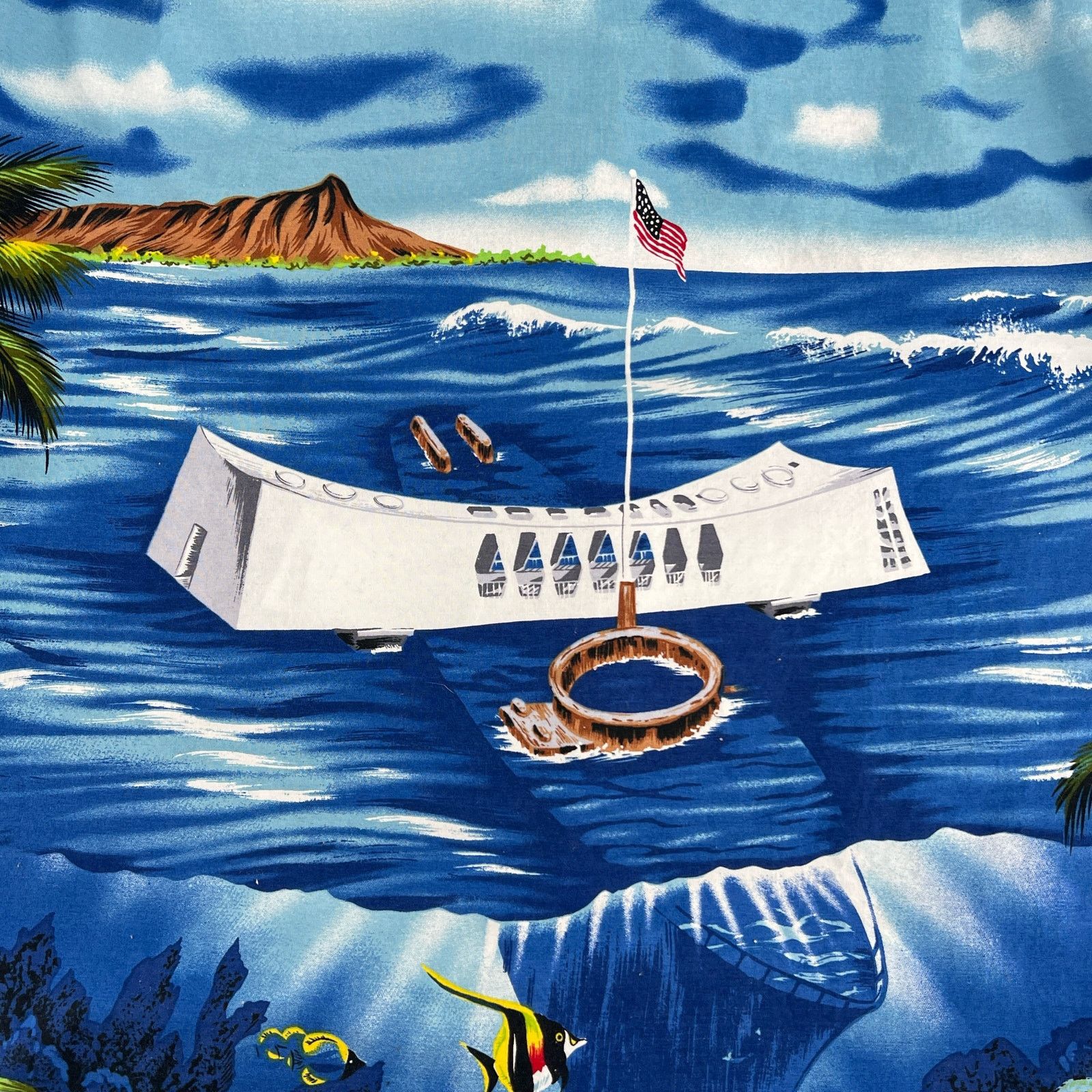 Other WWII Pearl Harbor USS Arizona Memorial Hawaiian shirt | Grailed