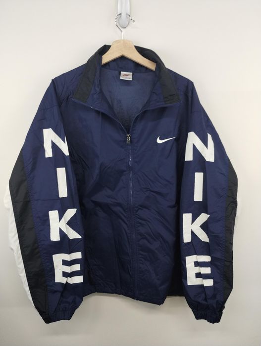 Nike Vintage 3 piece bundle Style Nike Block Letter Windbreaker | Grailed
