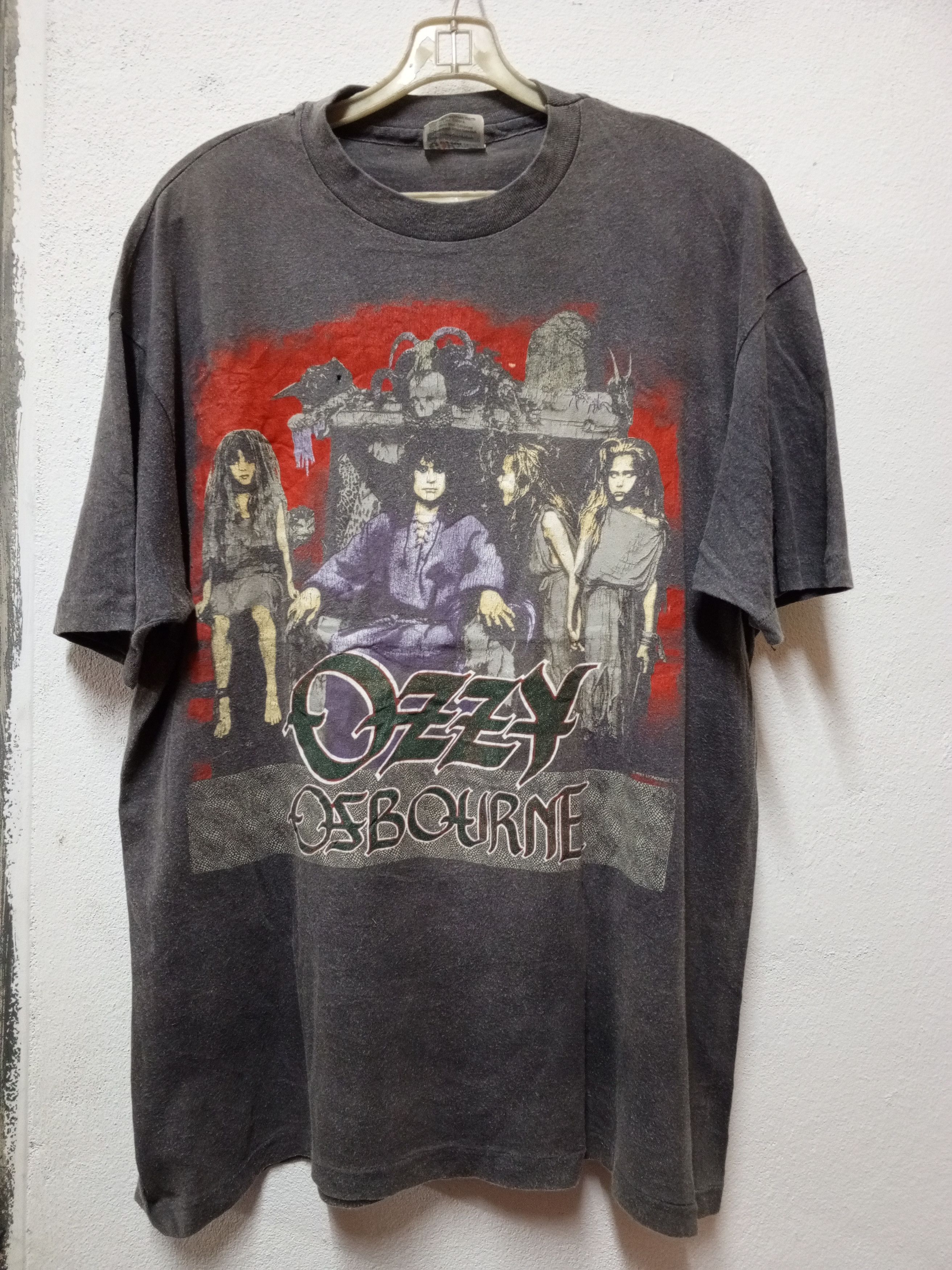 Band Tees × Ozzy Osbourne Vintage Ozzy Osbourne 80s tee rare | Grailed