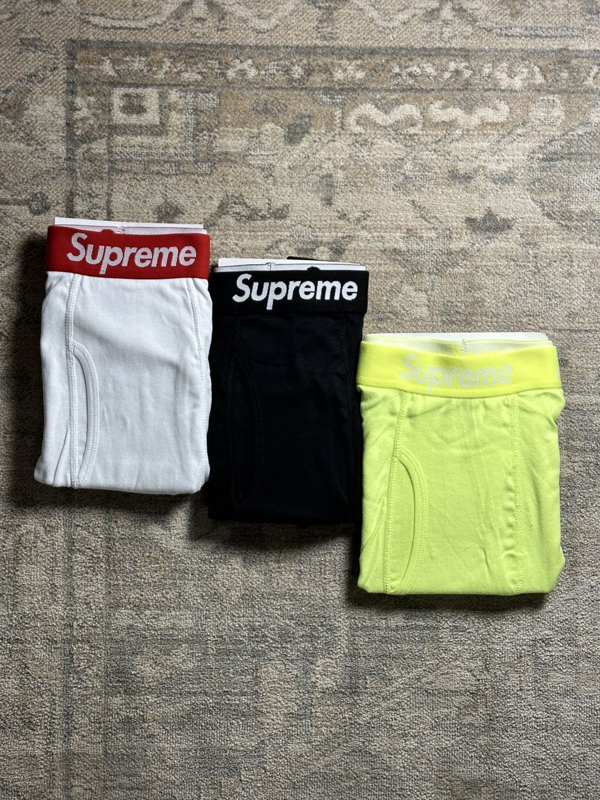 Supreme 3-Pack Supreme Hanes Boxers - L | Grailed