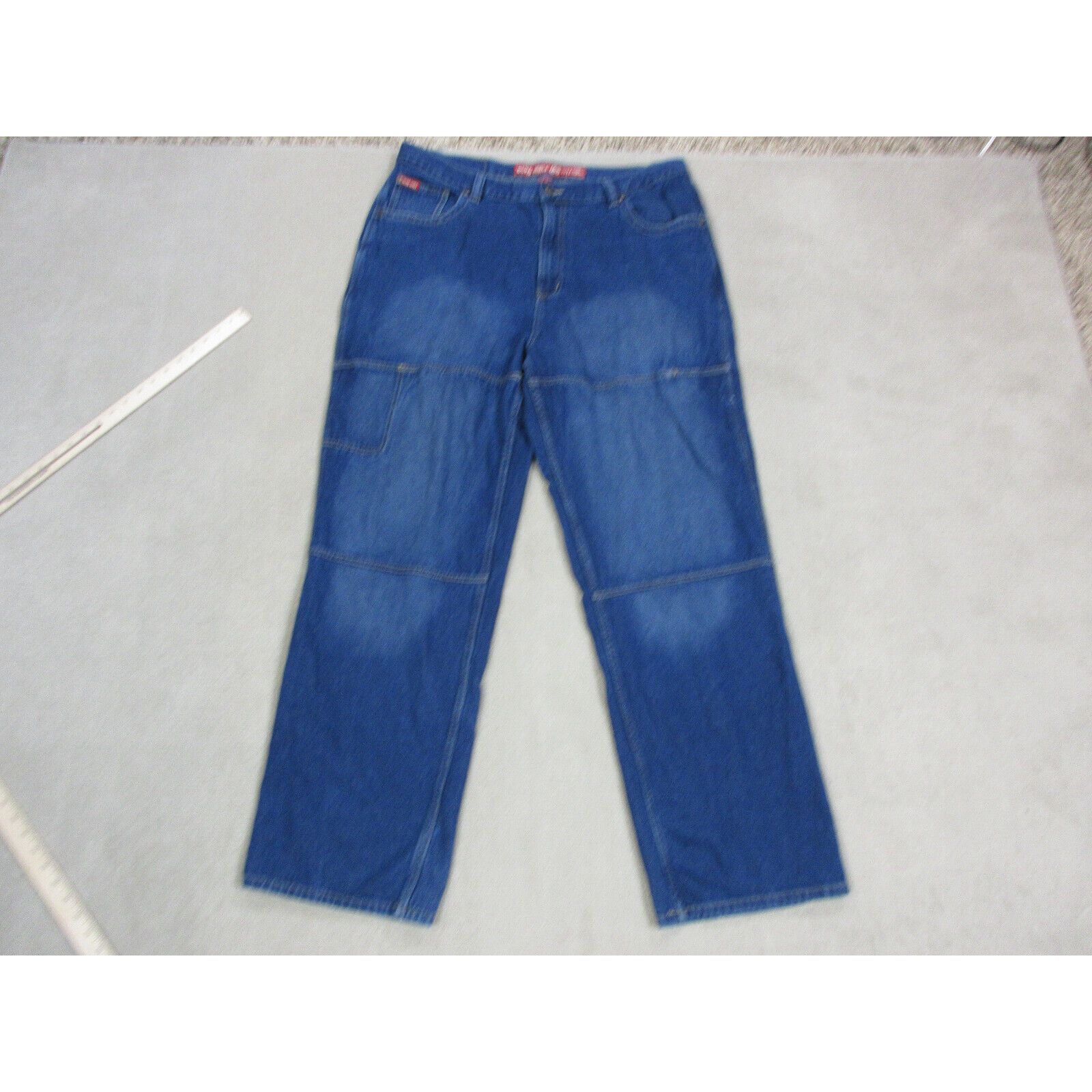 Ecko Unltd. VINTAGE Ecko Unltd Jeans Mens 40 Baggy Blue Denim Hip Hop ...