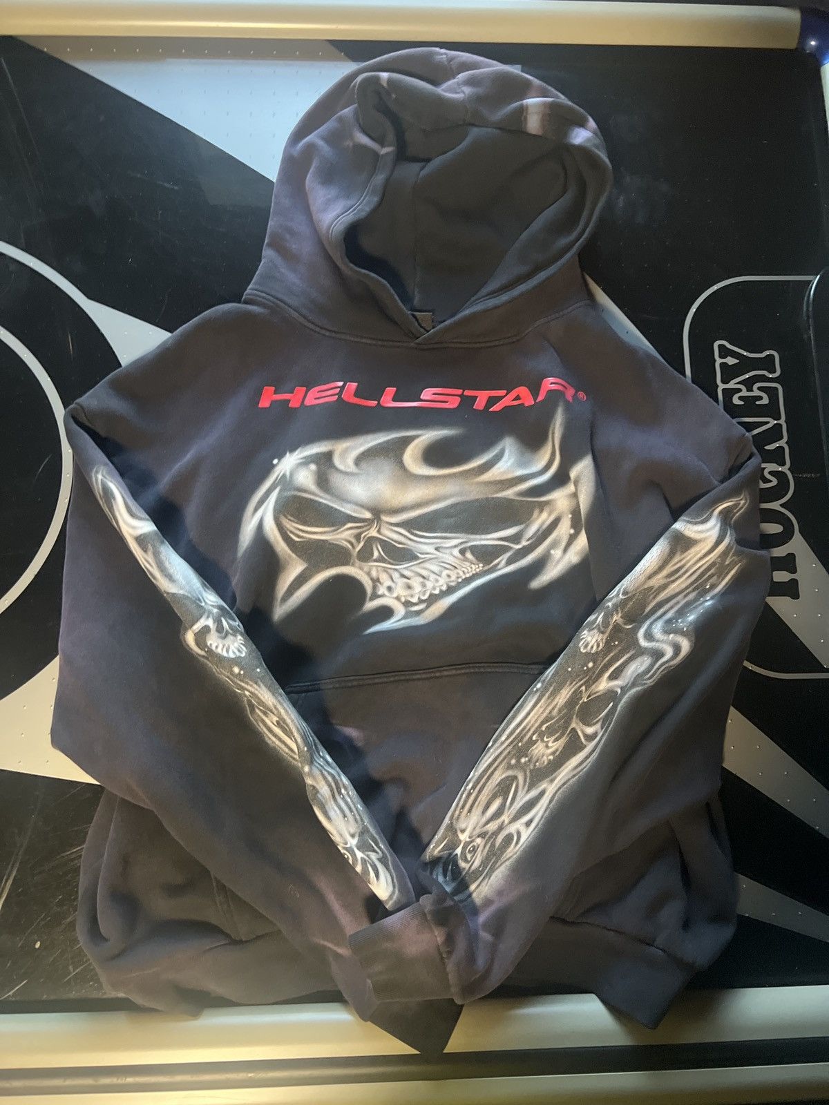 HELLSTAR × Streetwear Hellstar Airbrushed Hoodie XL | Grailed