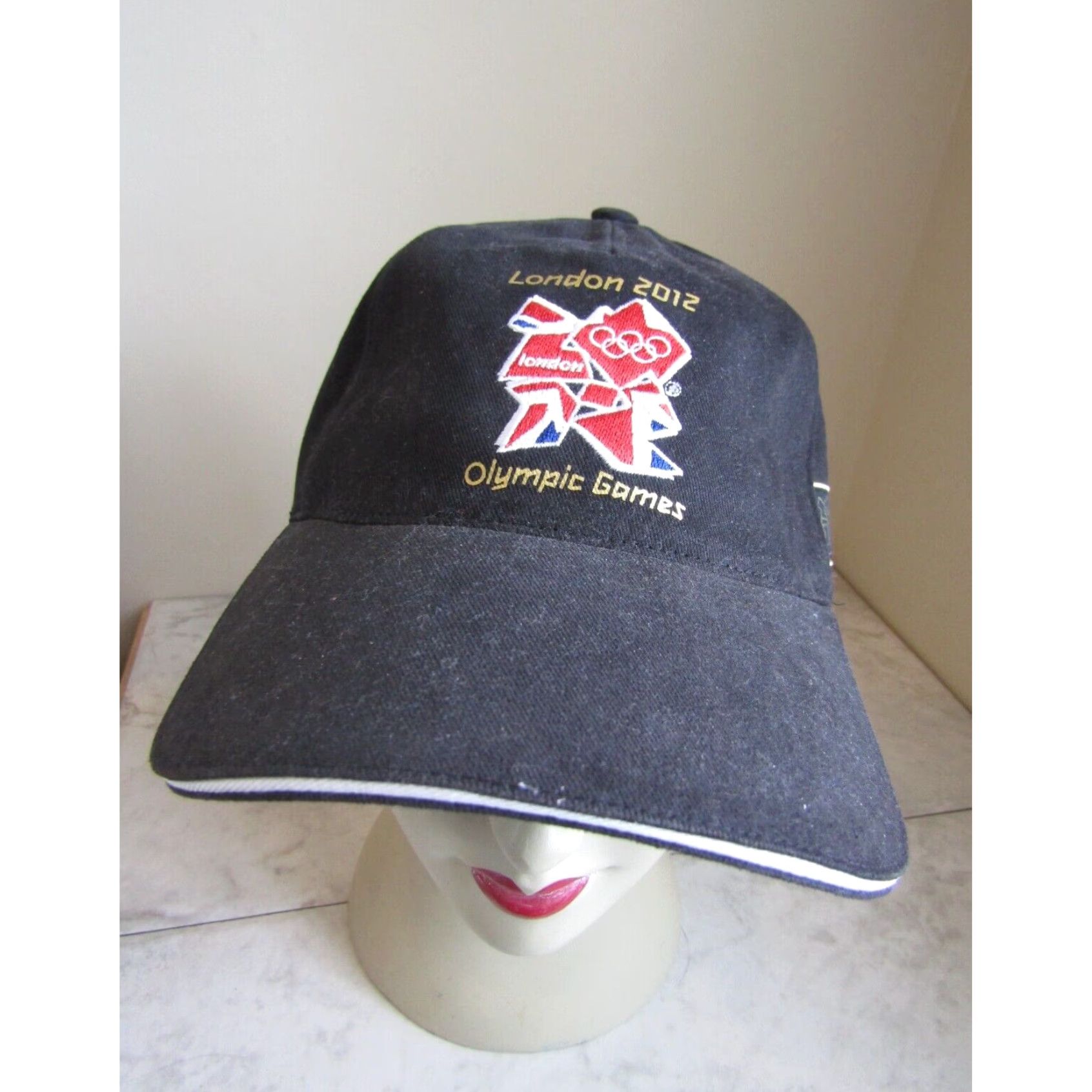 Vintage Official London 2012 Olympic Games Black Twill Hat Featuring ...