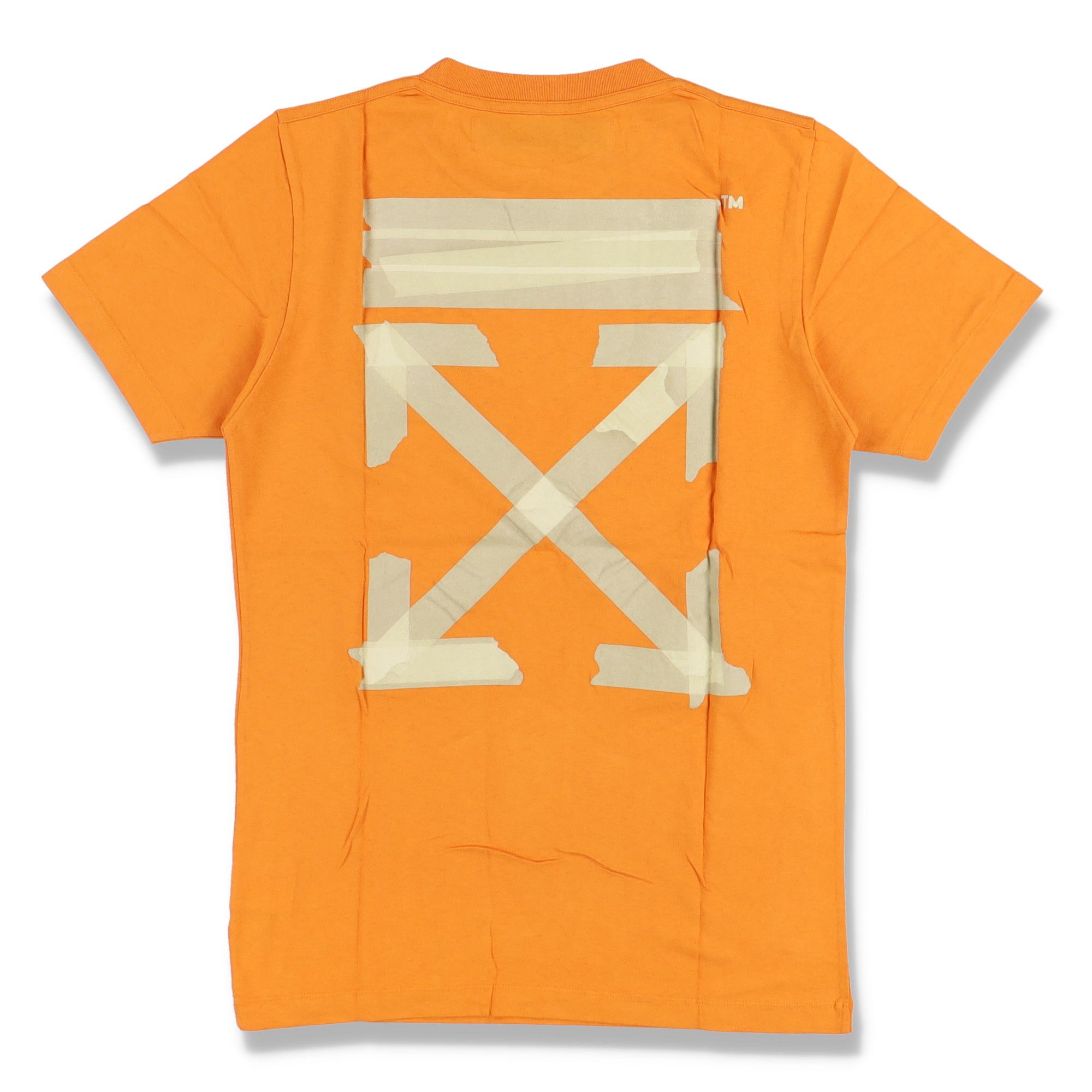 Off-White Orange Tape Arrows Logo T-Shirt | Grailed