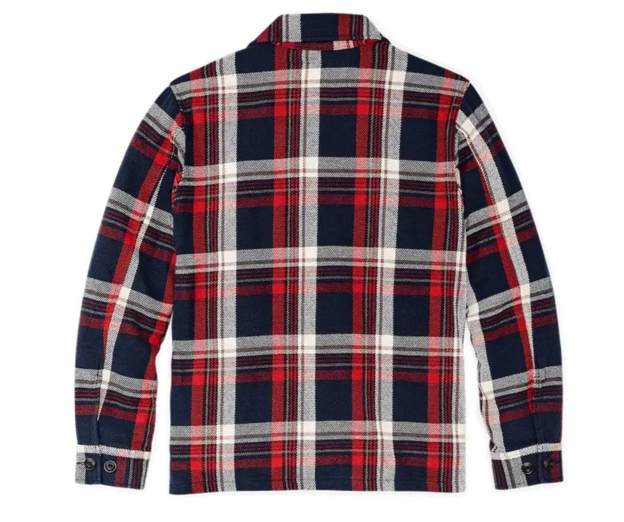 Filson Deer Island Ranch Coat Red White Blue Plaid Flannel Jacket | Grailed