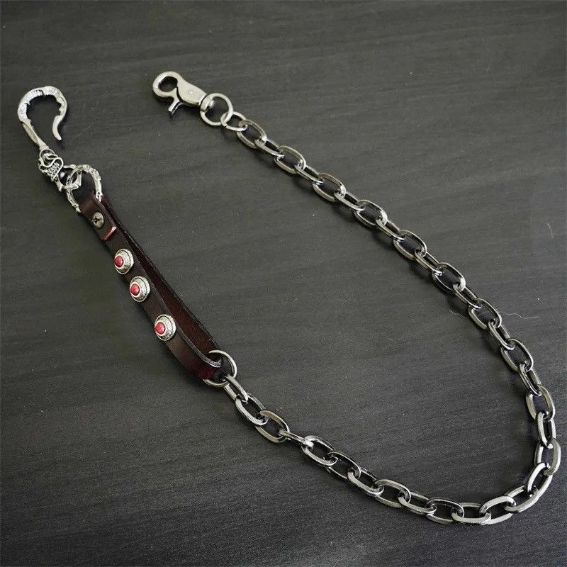 Chain × Streetwear × Vintage Goth Skull Triple Eyes Jeans Chain | Grailed