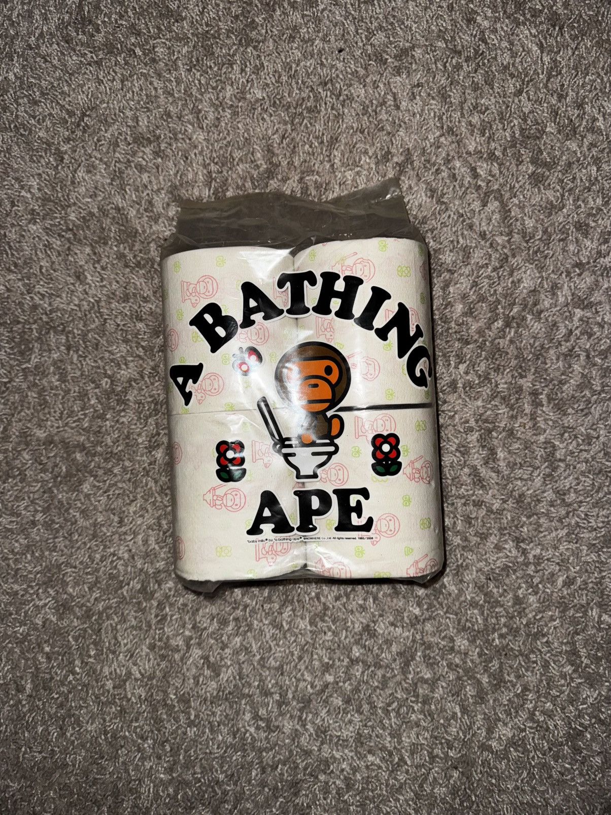 Bape A Bathing Ape Baby Milo Toilet Paper Rolls DS extremely rare | Grailed