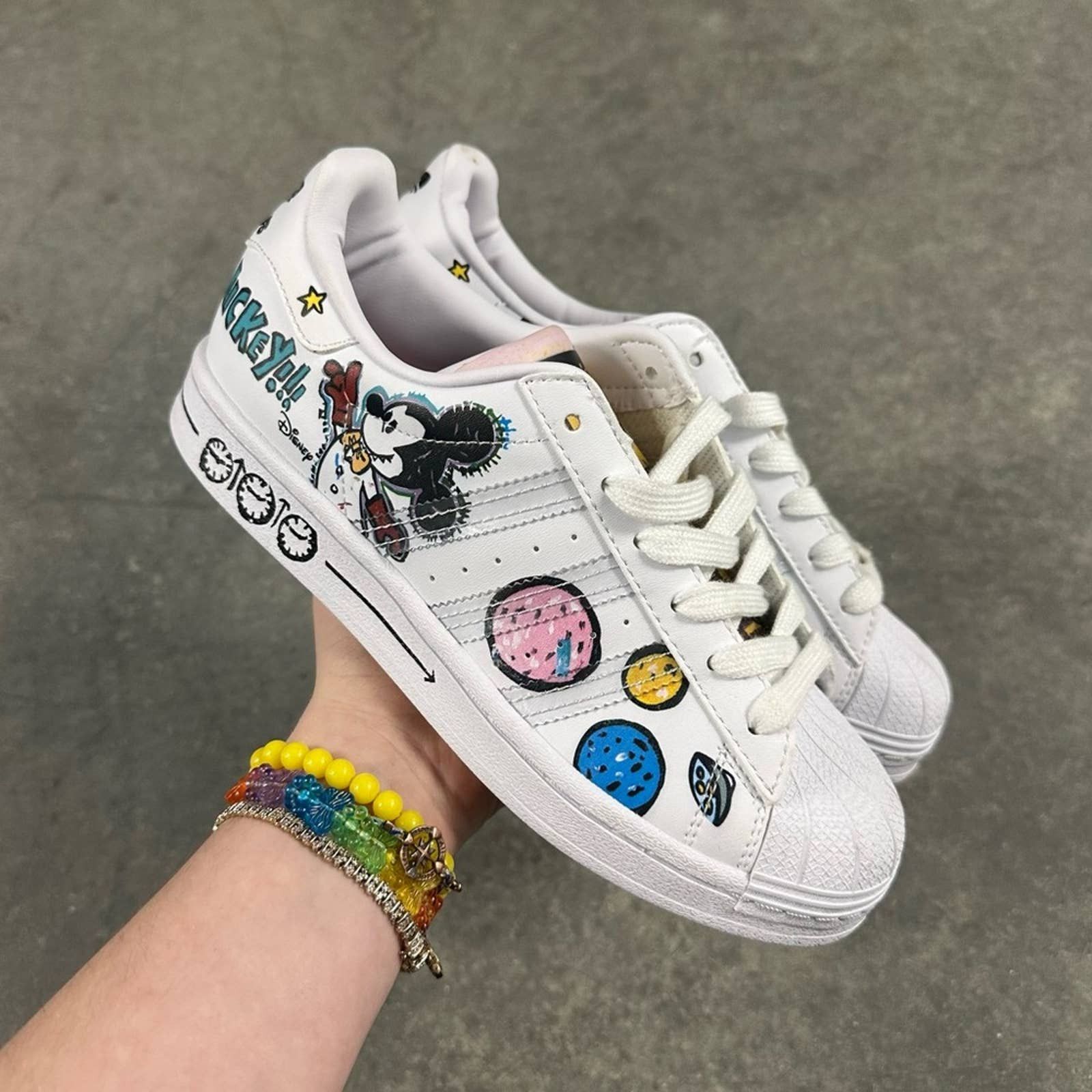 Adidas adidas Superstar Kasing Lung x Disney Labubu Mickey Mouse | Grailed