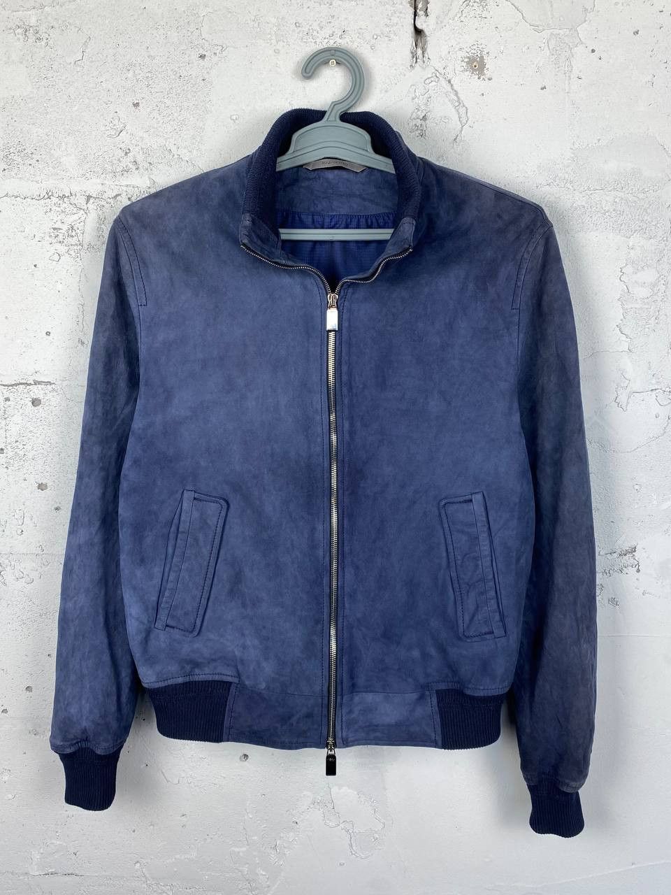Canali CANALI Luxury Hybrid Lambs Suede Leather Jacket Madein Italy ...