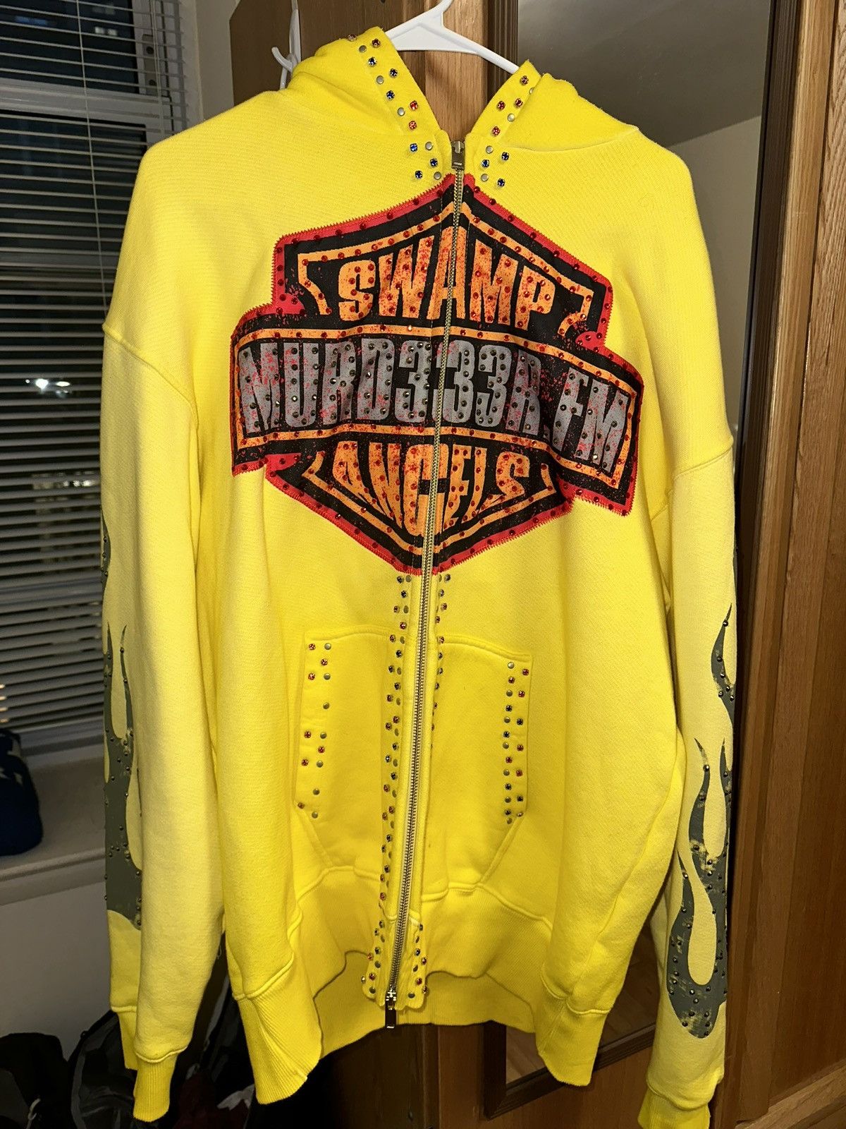 murd333r.fm Murd333r Chopp333r Zip Up Hoodie | Grailed