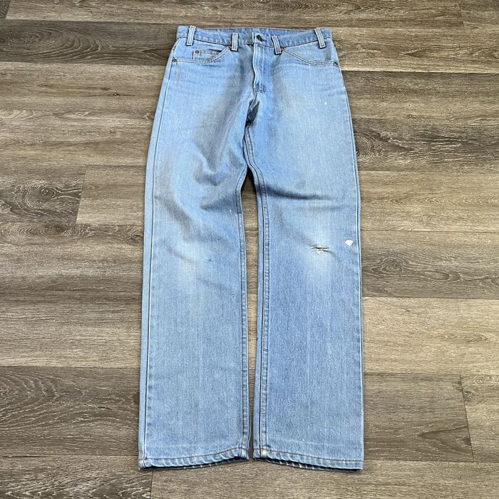 Vintage Rare Vintage 1970s Levi’s White tab worn in jeans | Grailed