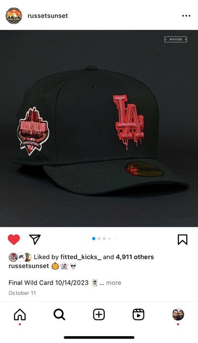 New Era 7 1/4 MyFitteds Los Angeles Dodgers Bloody LA Horror Cap | Grailed