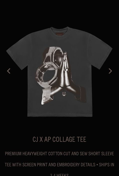 Travis Scott Cactus Jack x AP Collage Tee | Grailed
