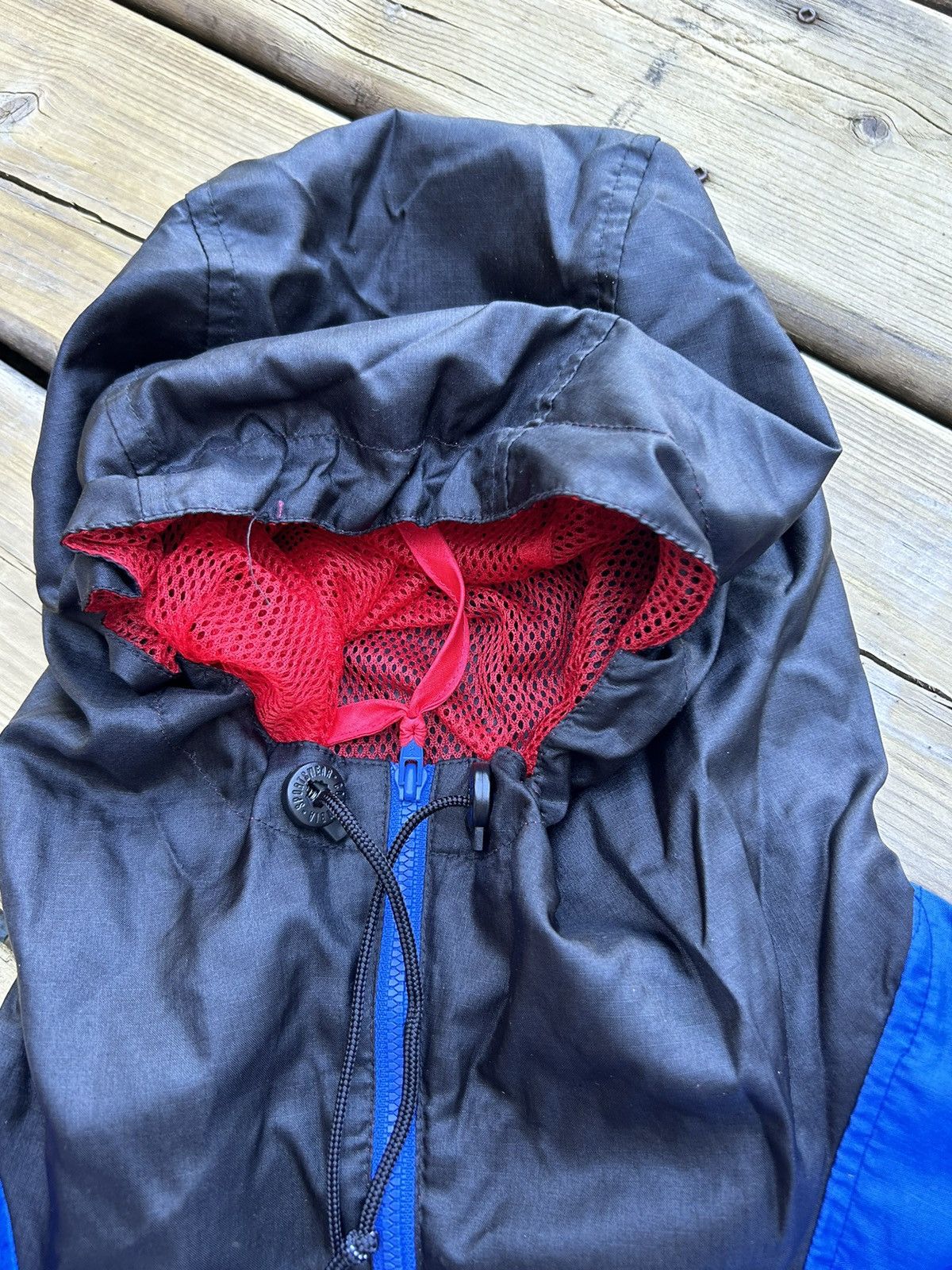 Vintage Crazy Vintage Columbia 90s Blue Infrared Light Windbreaker ...