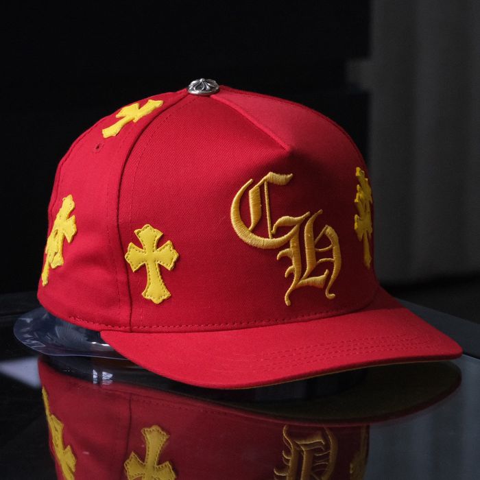 Chrome Hearts CHROME HEARTS BASEBALL CAP - CH / MULTI CROSS | Grailed