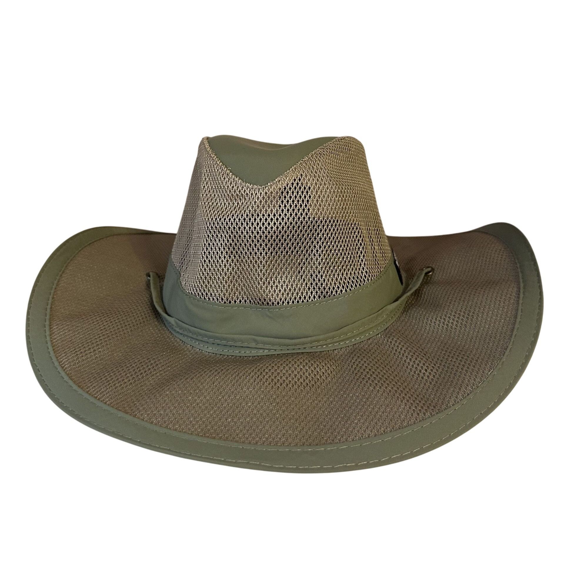 Panama Jack Panama Jack Mesh Safari Fedora Hat Model PJ11-ASST Green ...